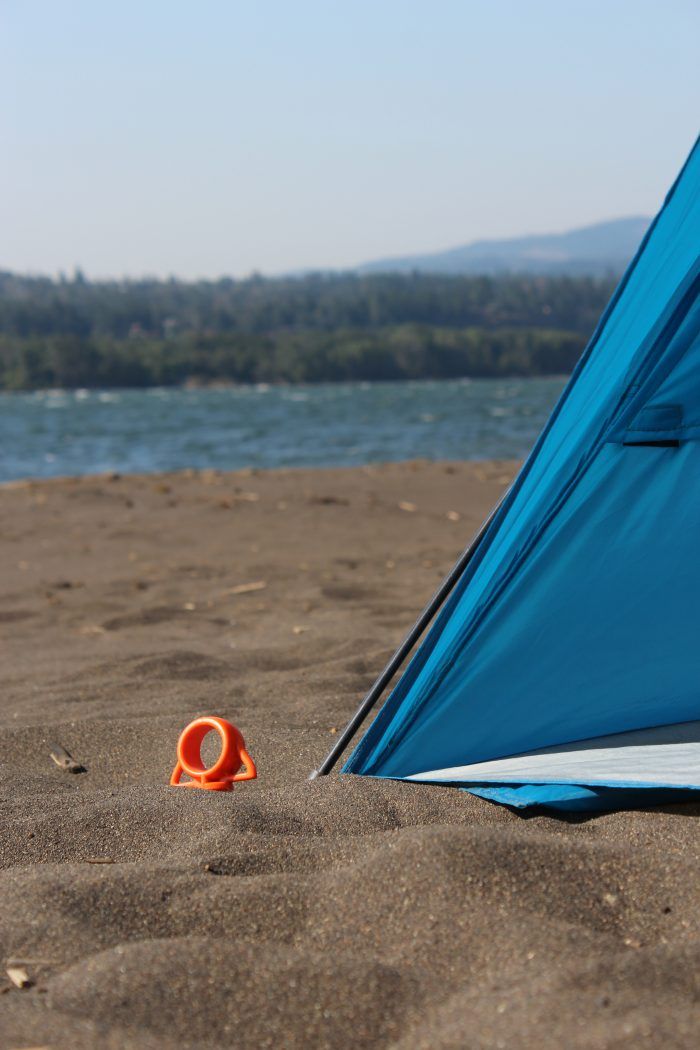 ORANGE SCREW LARGE GROUND ANCHOR, ORANGE - 2 PACK - Off Grid Adventure Co